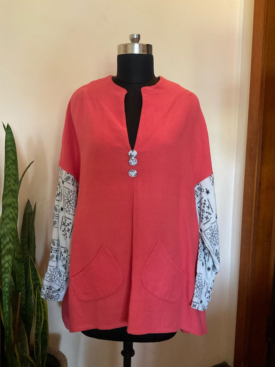 DolMel - Blouse With Tattoo Design – ADWA Fashion