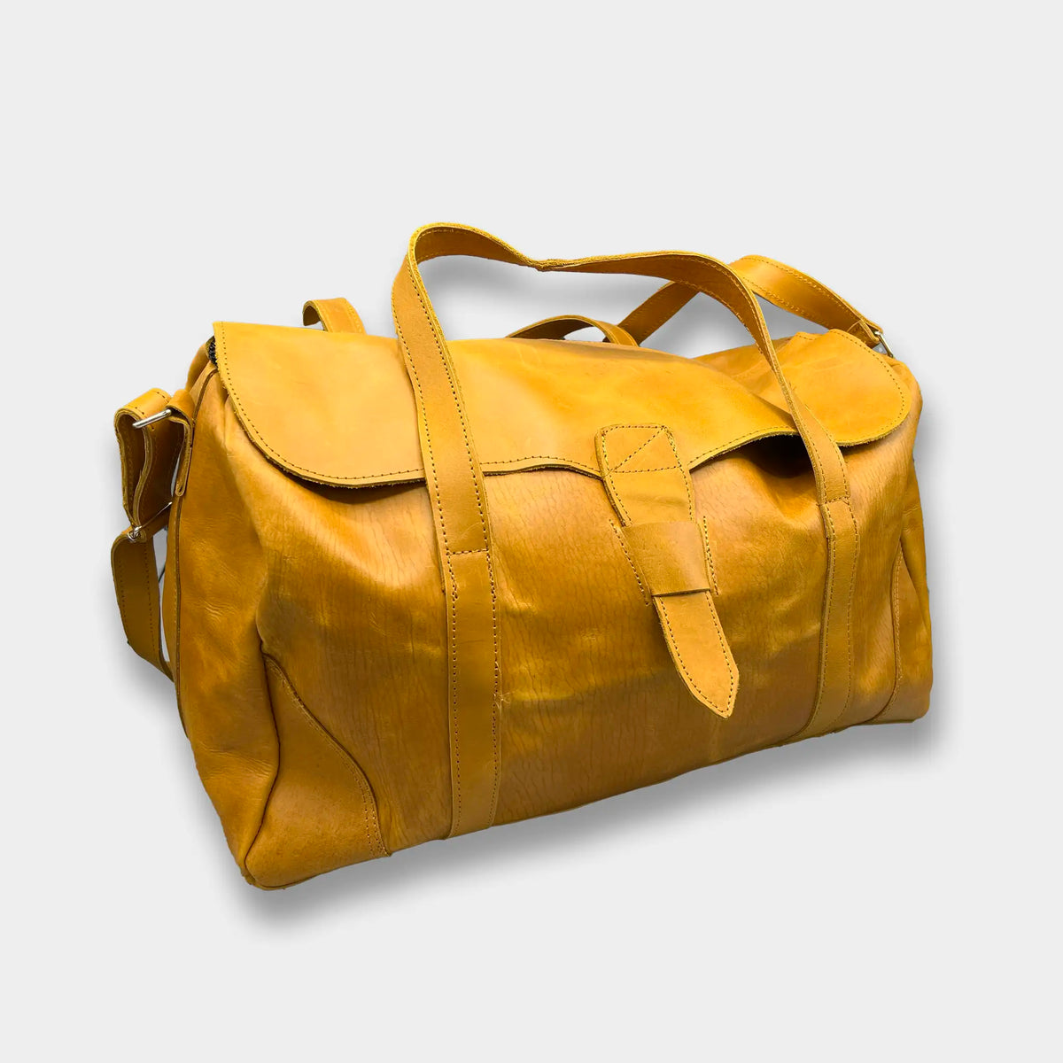 Taytu - Leather Weekender Duffel Bag – ADWA Fashion